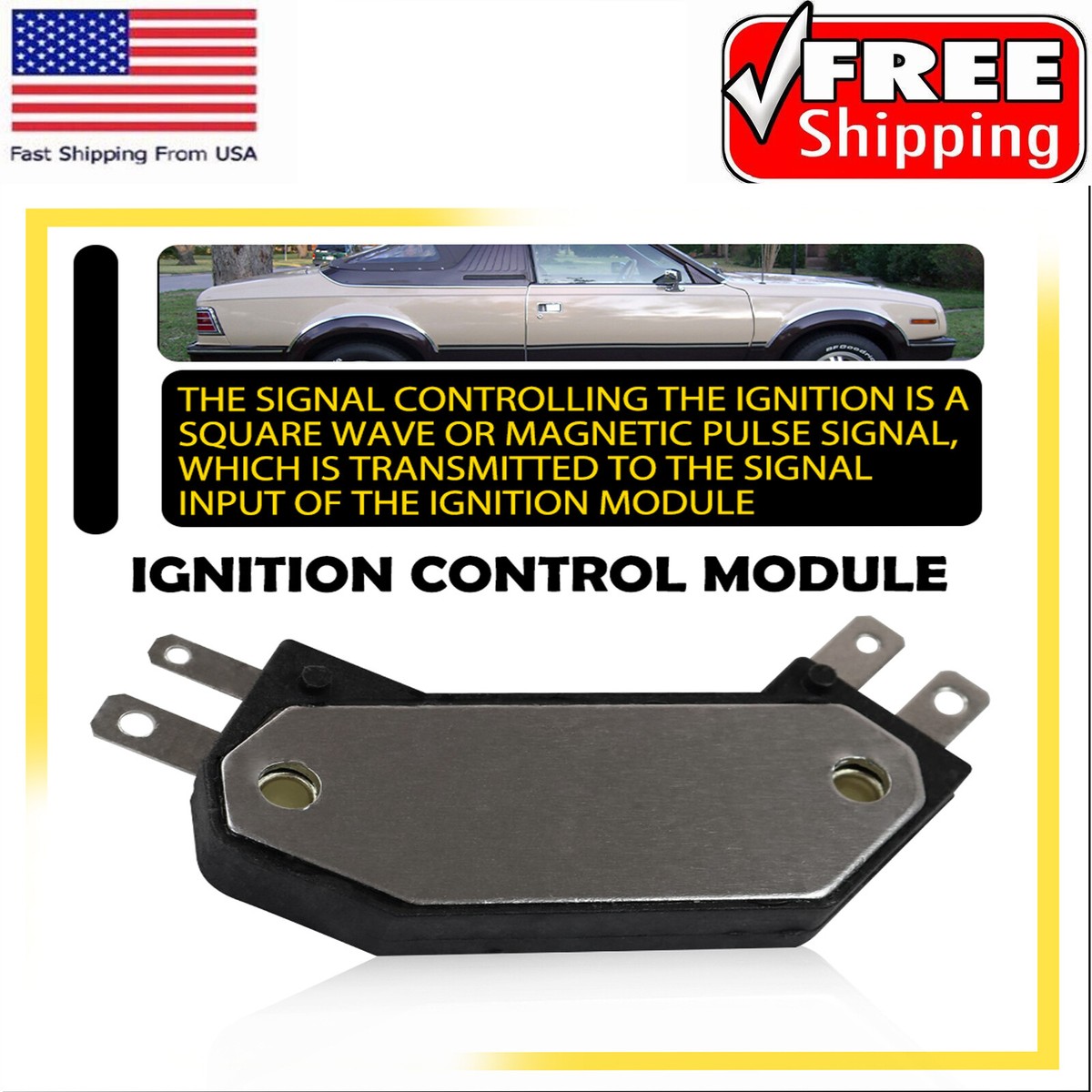 Car & Truck Ignition Modules Ignition Module DM1906 GM HEI 4-Pin For ...