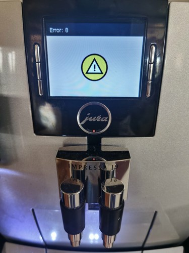 Jura Coffee Machine Error 8 Repair Fix Service | eBay