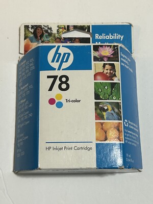 Genuine HP 78 Tri-Color Inkjet Cartridge Sealed Exp 2009 EXPIRED | eBay