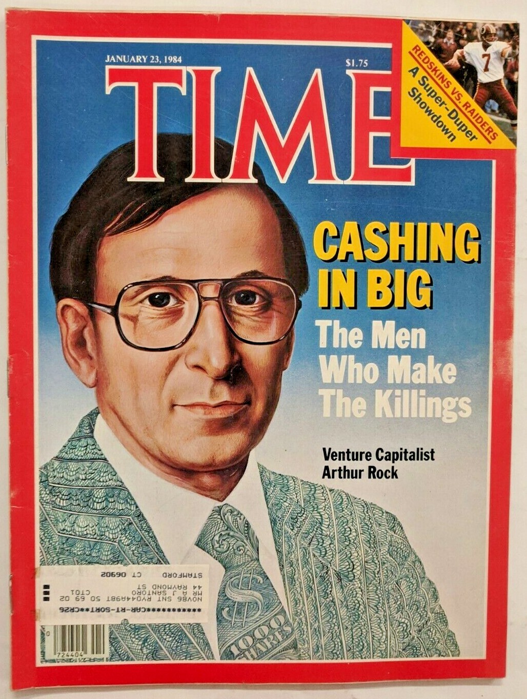 Time Magazine Jan 23 1984 Cashing in Big Arthur Rock-M275 | eBay