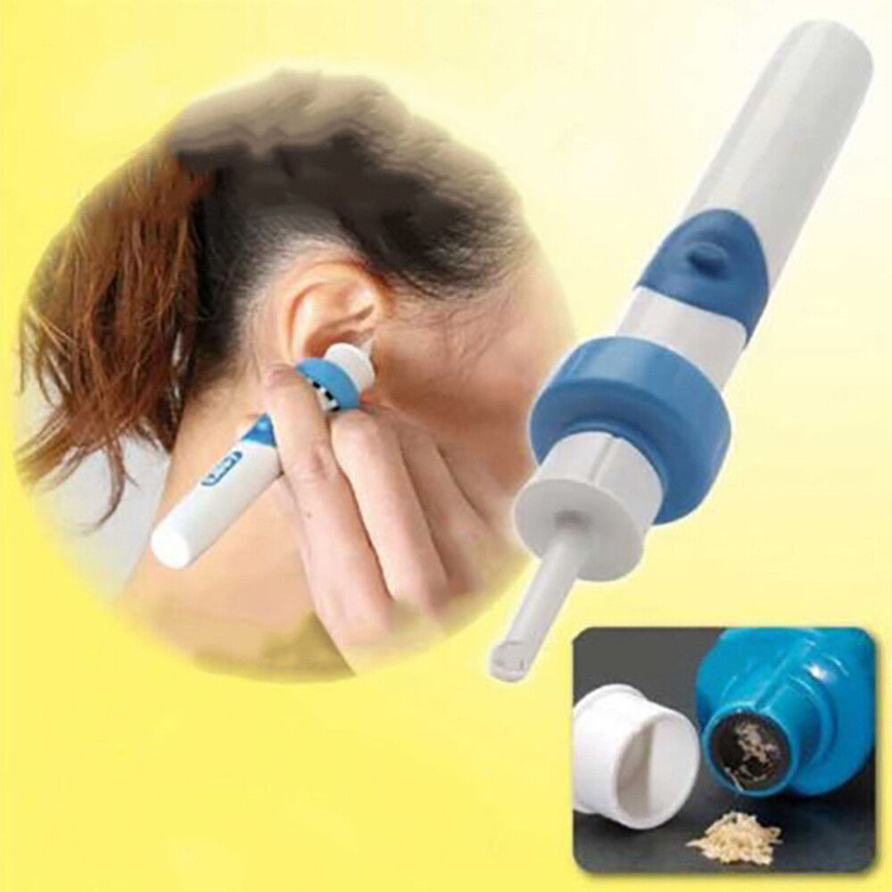 EAR Vacuum WAX REMOVER Electric Ear Cleaner Suction Earwax Remover ...
