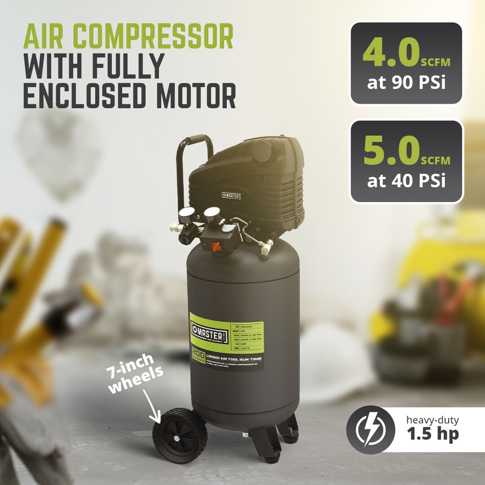 MAT INDUSTRIES LLC Portable Heavy Duty 15 Gallon Air Compressor, Green ...