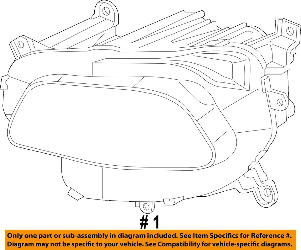 Jeep CHRYSLER OEM 14-15 Cherokee-Headlight Assy 68102849AG | eBay