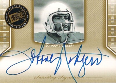JOHNNY RODGERS 2011 Press Pass Legends Autograph San Diego Chargers | eBay