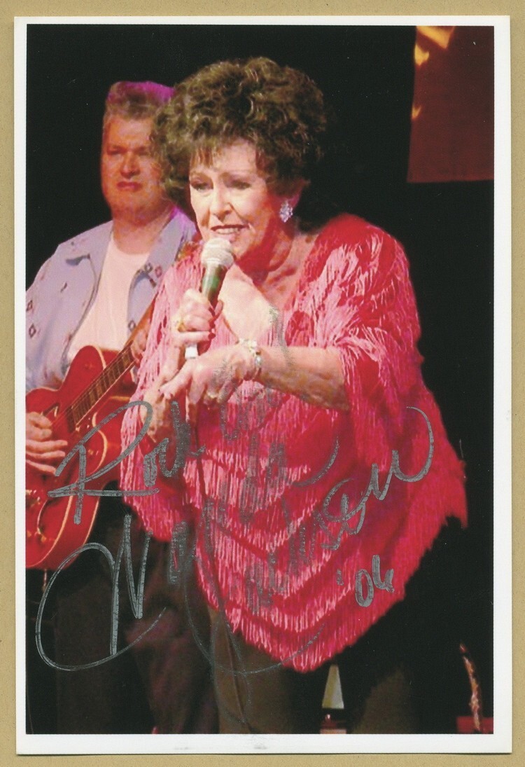 Wanda Jackson - American singer - Authentic signed photo - 2004 - COA ...
