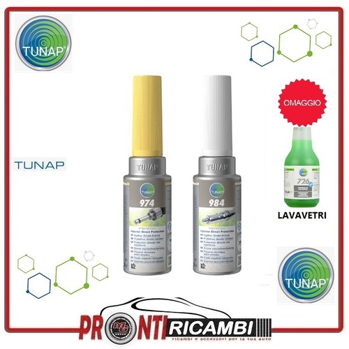 TUNAP 984 + 974 DIESEL AND PETROL CAR ADDITIVE CLEANING INJECTOR ...