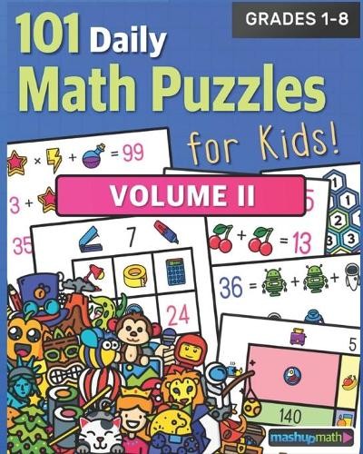 Mashup Math 101 Daily Math Puzzles for Kids! Volume 2 (Paperback) (US ...