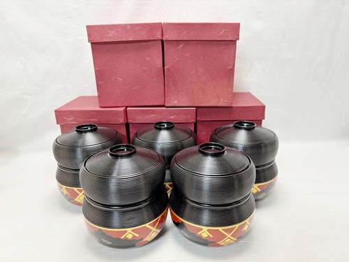 Hyotan-Shaped Shingen Bento Box Set Three-Tier with Shuhei Lacquer ...