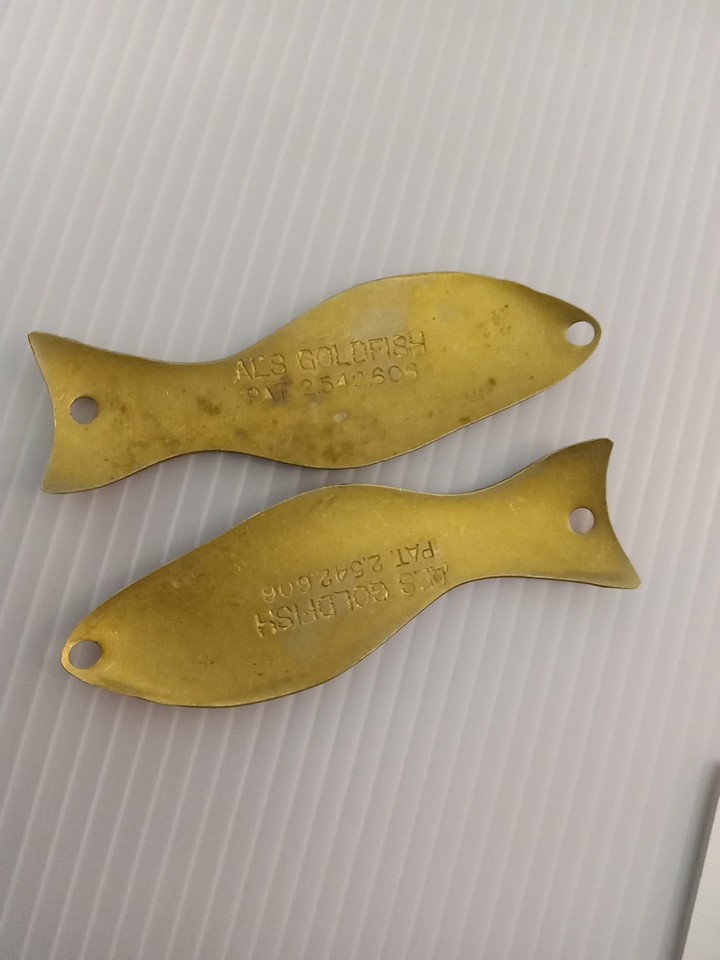 Al's Goldfish Spoon Vtg Fishing Lure parts 10 pcs .50 oz each , LURE ...