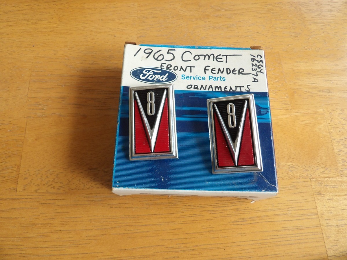 1965 Mercury Comet Cyclone Emblems