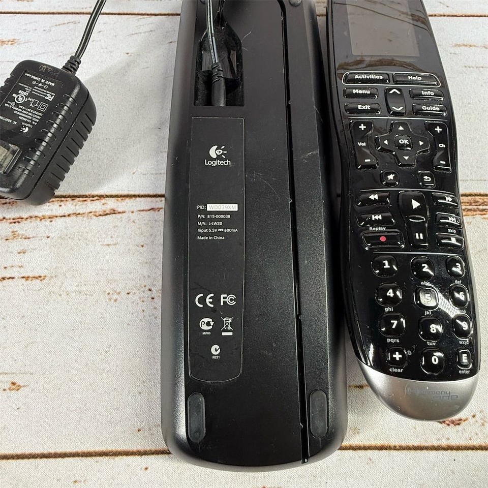 Logitech Harmony One 815-000037 Remote Control, Dock and Adapter | eBay UK