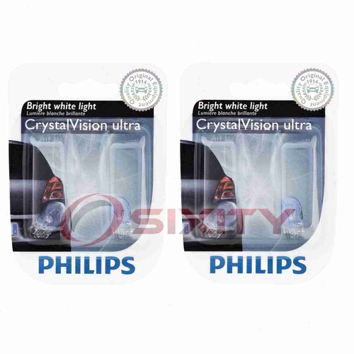2 pc Philips Front Side Marker Light Bulbs for Plymouth Acclaim Arrow ...