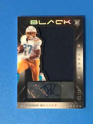 JOSHUA KELLY - 2020 PANINI BLACK NFL - SIZABLE ROOKIE PATCH AUTOGRAPH ...