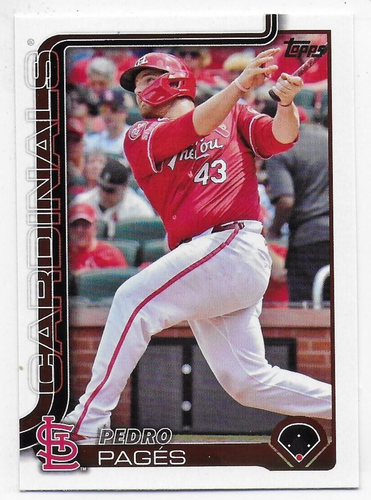 2025 Topps #252 Pedro Pages - St. Louis Cardinals | eBay