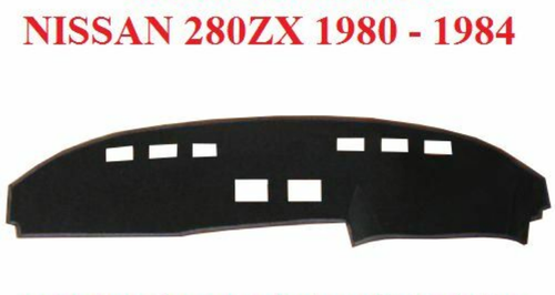 DARK GREY DASH MAT, DASHMAT, DASHBOARD COVER FIT NISSAN 280ZX 1980-1984 ...