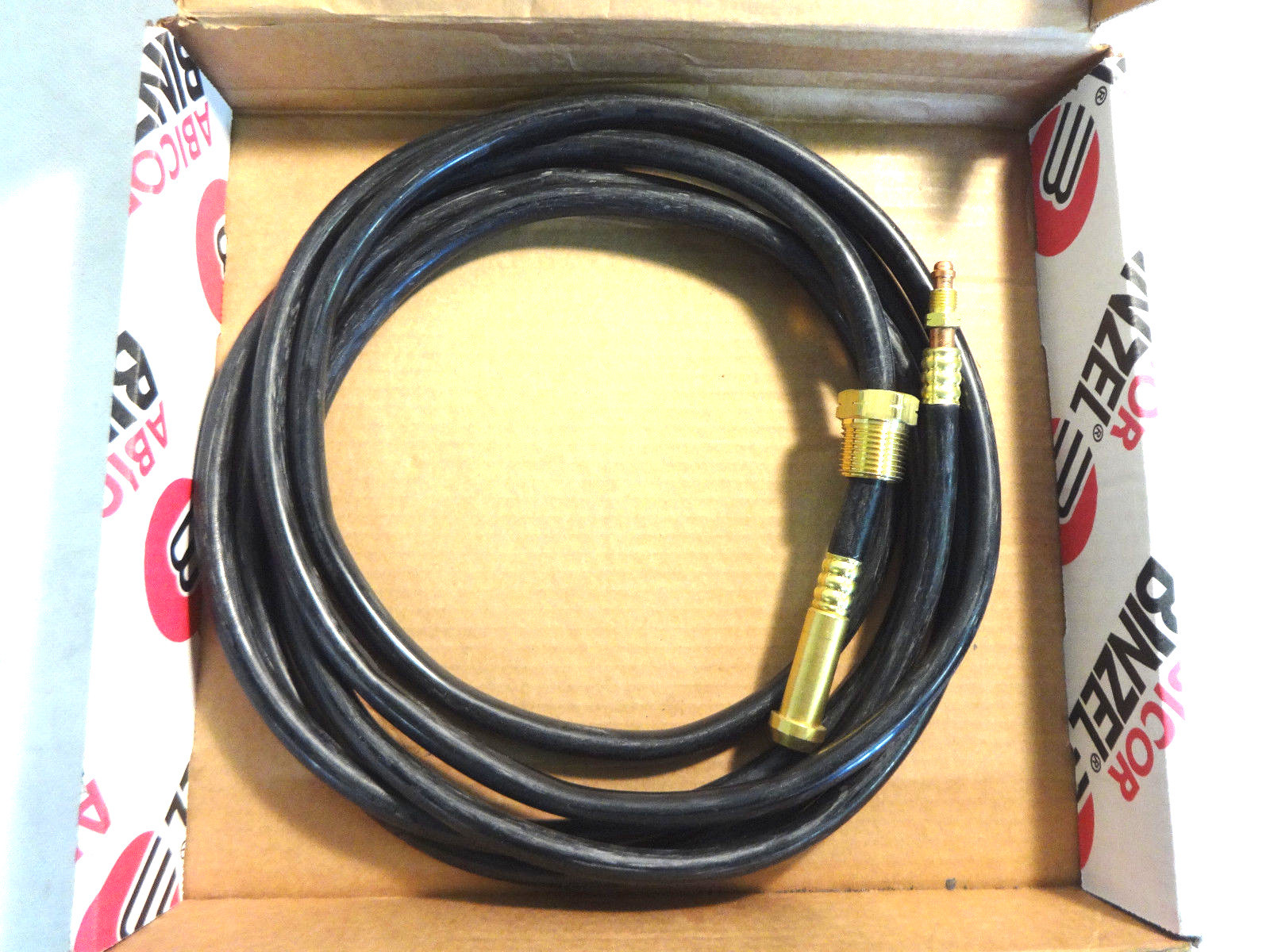 NEW ABICOR BINZEL 40V64 WELDING POWER CABLE 12FEET 6" TORCH 16 | eBay