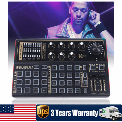 Live Streaming Audio Mixer Bluetooth DJ Sound Mixing Console Board ...