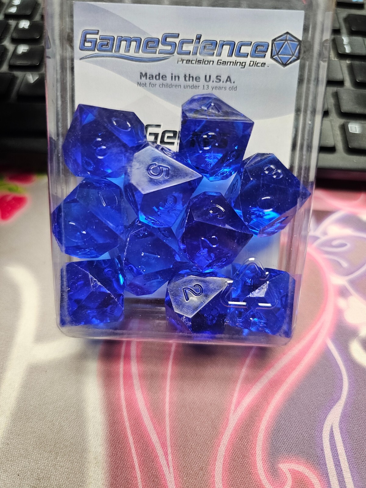 GameScience Dice Gems Sapphire D10 | eBay