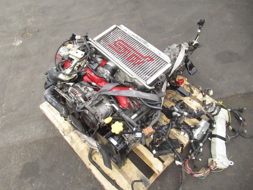 JDM SUBARU WRX STI EJ207 V8 ENGINE ONLY VF37 TWIN SCROLL STI ENGINE V8 ...