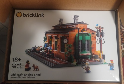 Lego Bricklink Designer Program 910033 Old Train Engine Shed NEW SEALED ...