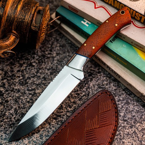 9.4" HUNT IT CUSTOM HAND MADE SKINNING MILITARY EDC COMBAT DAMASCUS ...