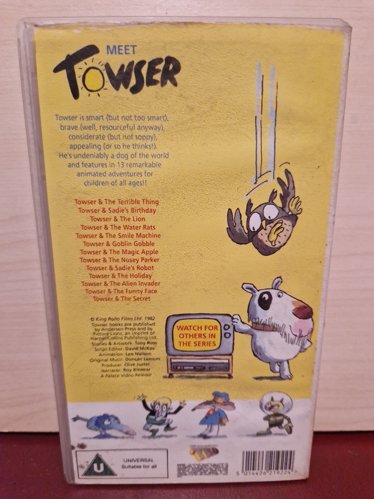 Towser Volume 1 - Thirteen Complete Episodes - PAL VHS Video Tape (A234 ...