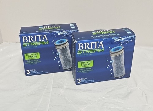 Lot Of 2 Brita STREAM Filter As You Pour Pitcher Replacement Cartridge3 ...