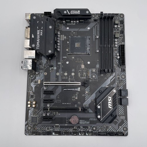 MSI B450 TOMAHAWK MAX II AMD AM4 DDR4 ATX Motherboard - READ ...