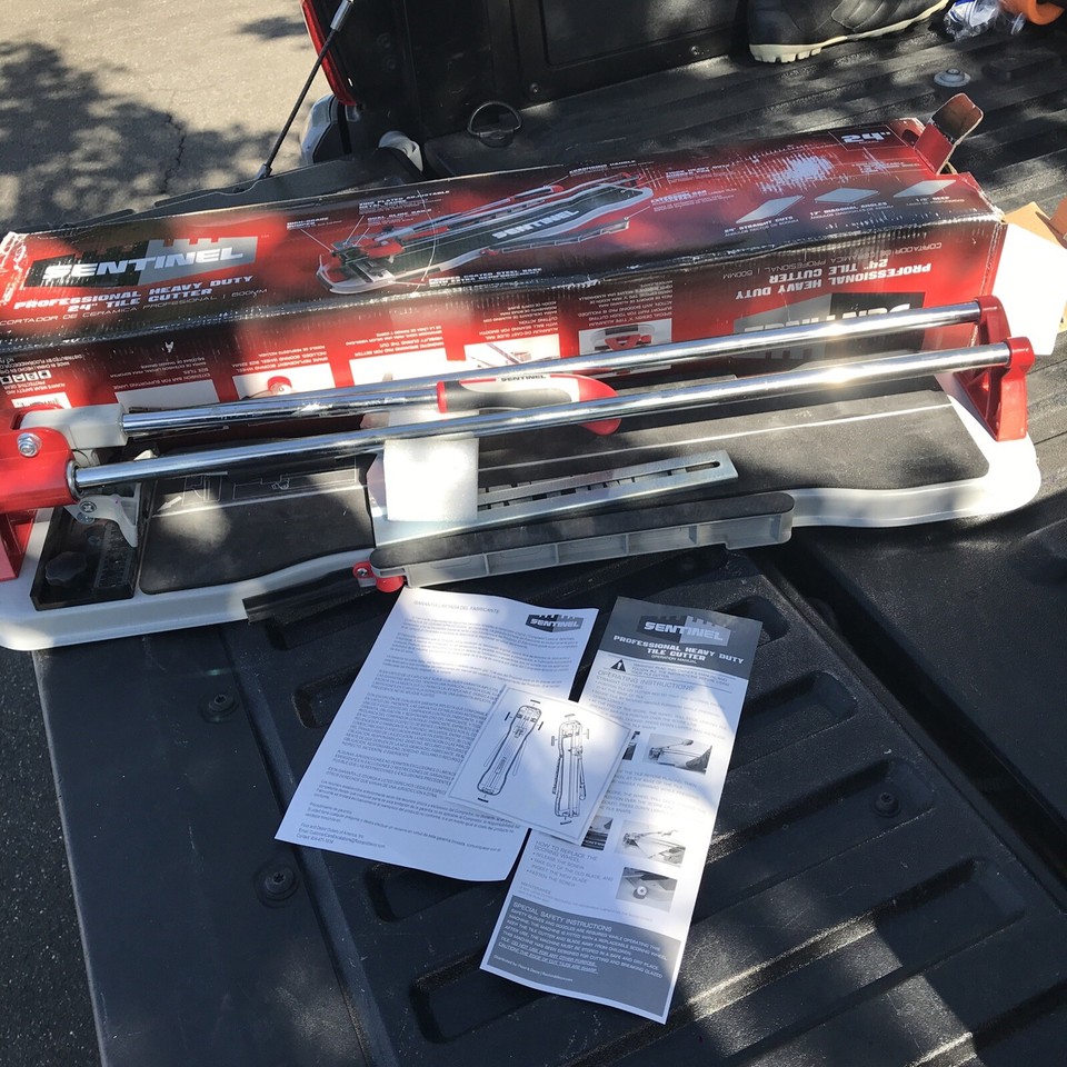Sentinel 24” Professional Manual Tile Cutter Pro Nice And Clean | eBay