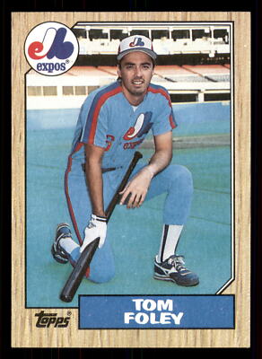 Tom Foley 1987 Topps #78 Montreal Expos | eBay