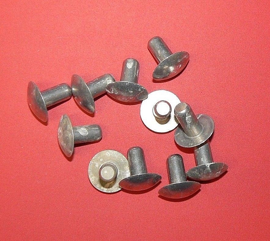 1/4" x 1/2" Full Brazier Head Solid Aluminum Rivet - 2117 T4 (Hard ...
