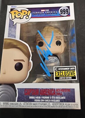 TOM HOMAN BORDER CZAR Autograph CAPTAIN AMERICA 999 FUNKO With JSA COA ...