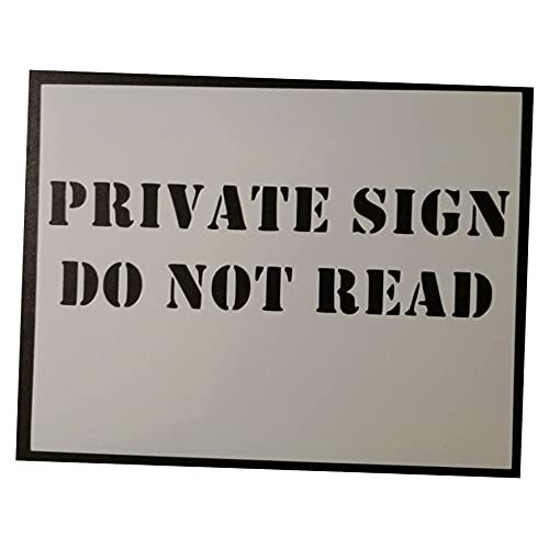 Custom Cut Stencil Sheet - DIY Airbrush Painting, Drawing, Sign Making ...