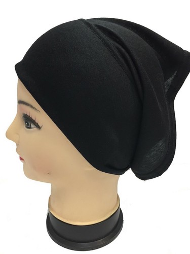 Under Hijab Tube Bonnet Cap Black Nude & Assorted Colour Soft Many ...