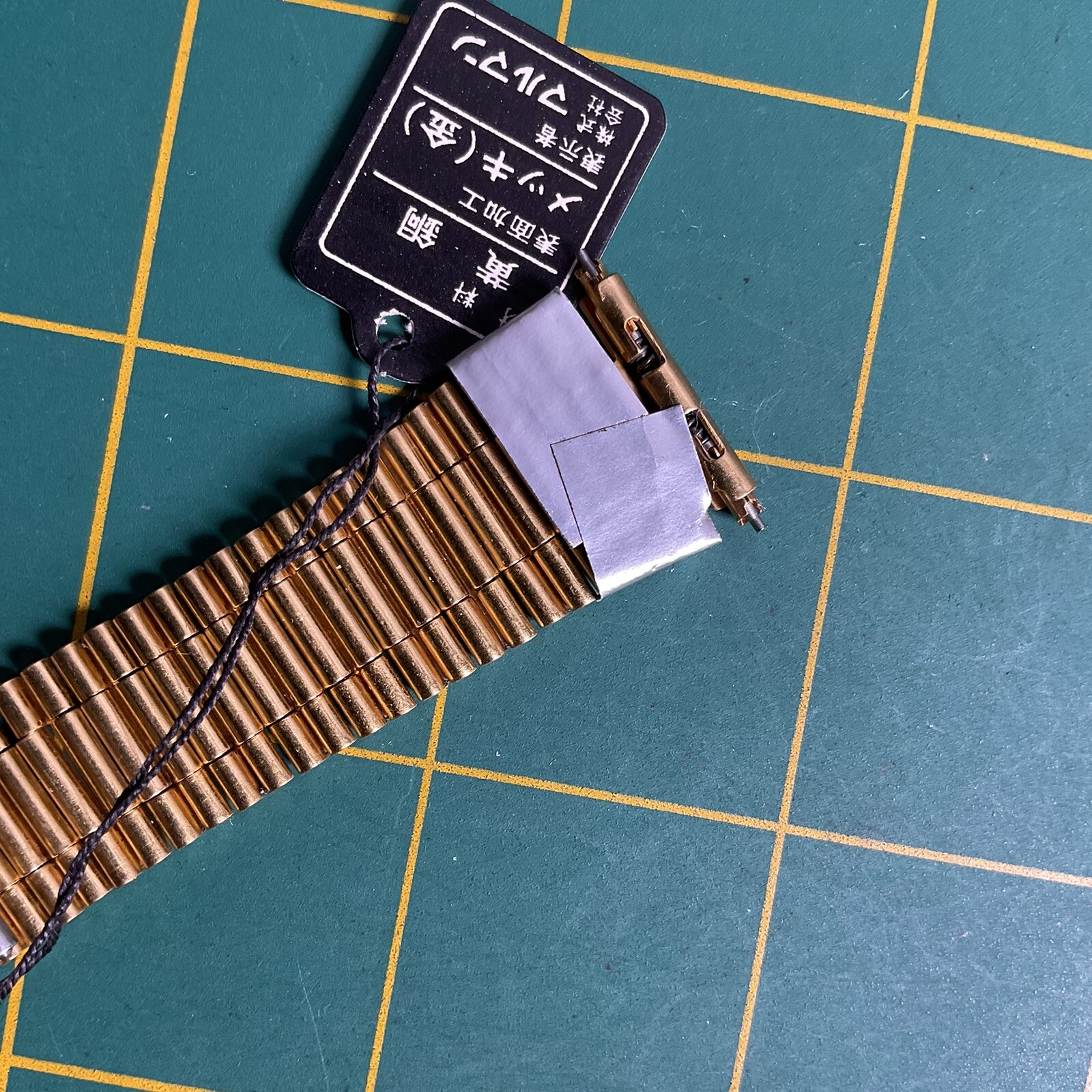 VINTAGE 18MM - 20+MM MARUMAN 50H33 GOLD PLATED WATCH BRACELET / BAND 2 ...