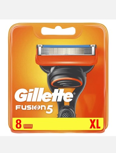 Gillette Fusion 5 Razor Blades 8 pack - NEW, SEALED, 100% GENUINE UK ...