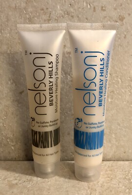 Nelson J Beverly Hills Moisture Healing Shampoo & Conditioner 1oz ea ...