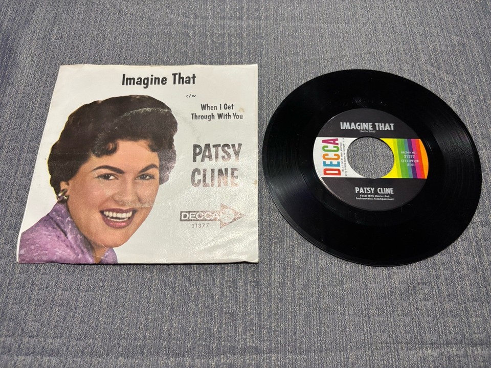 Patsy Cline When I Get Through With You / Imagine That 45 RPM Picture ...