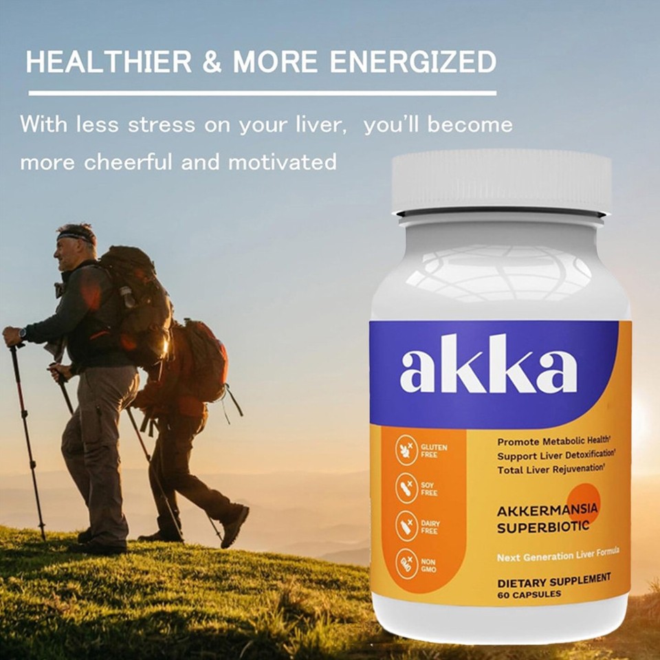 Akka-Premium Liver Cleanse Gut Health Detox & Repair Superbiotic - 60 ...