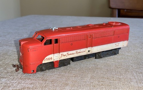 Lionel HO Scale Texas Special Alco FA #0566 locomotive - missing rear ...