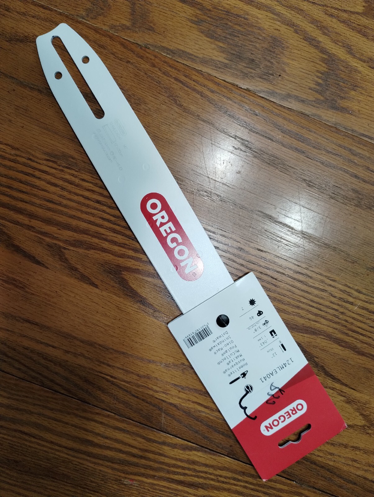 Oregon 124MLEA041 Chainsaw Guide Bar 12" Dewalt John Deere Ryobi Worx ...