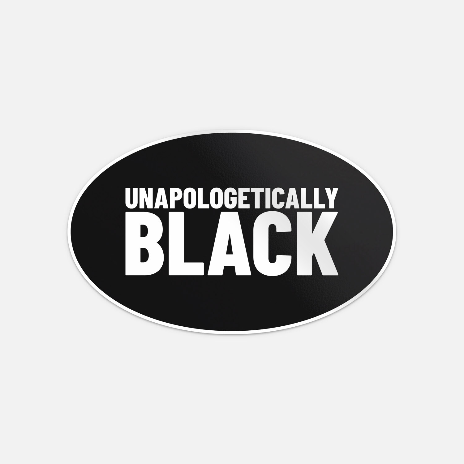 Unapologetically Black Car Bumper Vinyl Sticker Decal | eBay