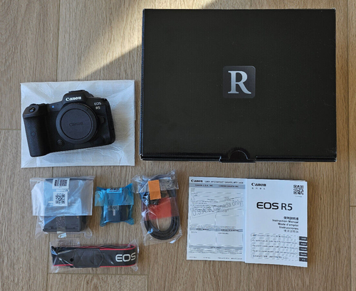Canon EOS R5 Mirrorless Camera - Body Only, Black (Open box) | eBay
