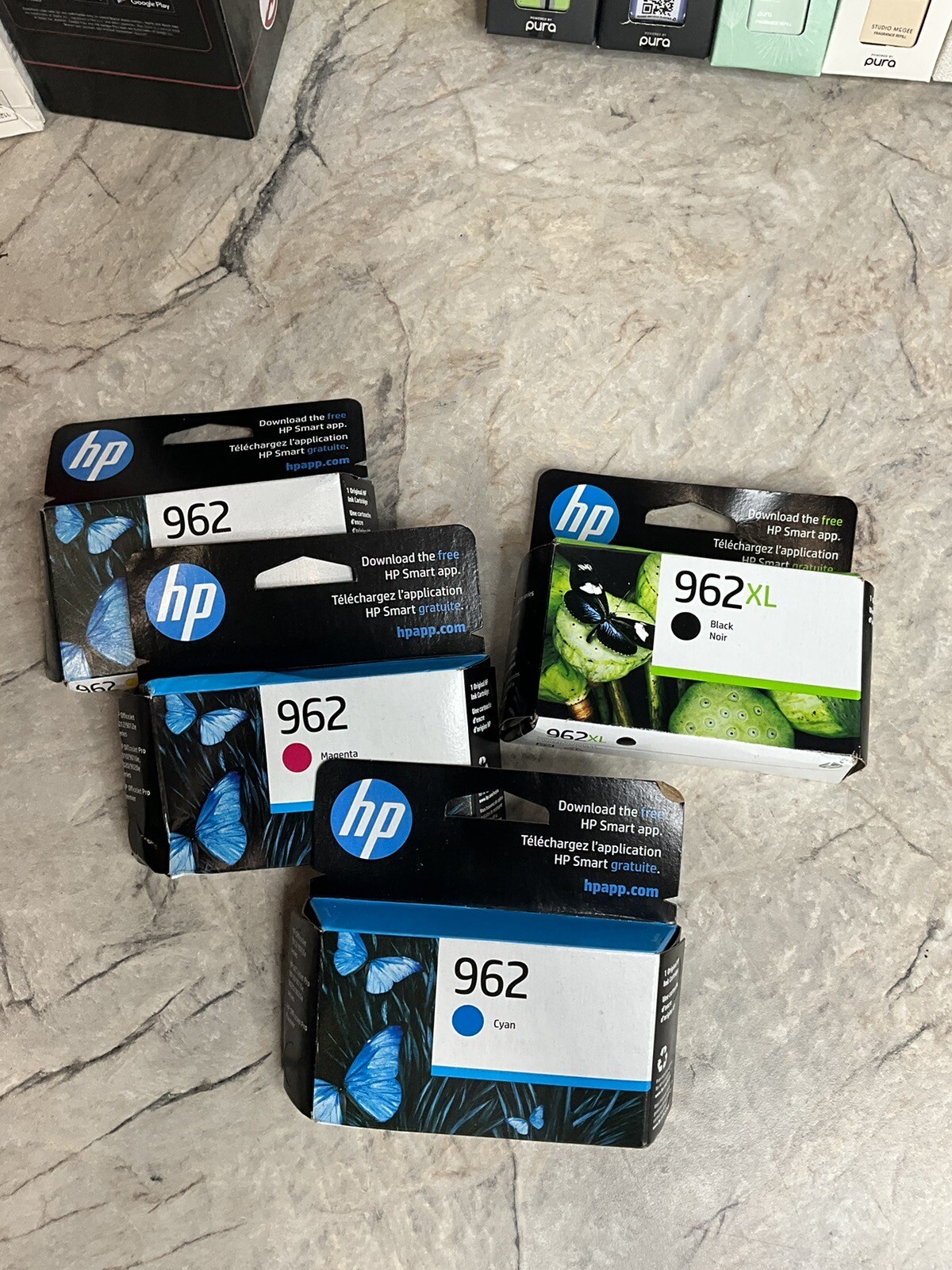 HP+962xl+High+Yield+Black+and+HP+962+Cyan+Magenta+Yellow+Original+Ink ...