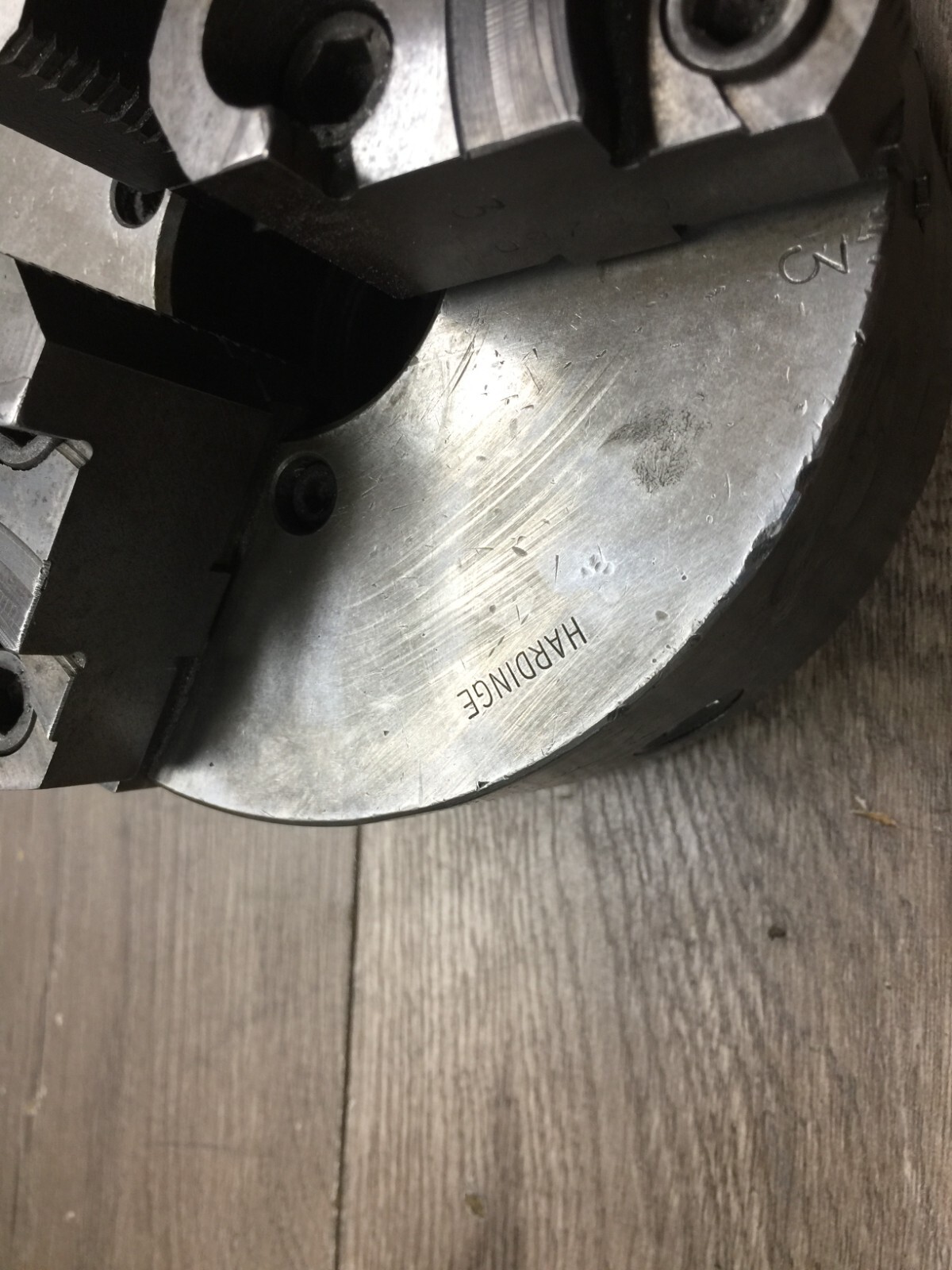 Hardinge 5" Taper Lock 3 Jaw Metal Lathe Chuck 30AHC With Key for sale ...