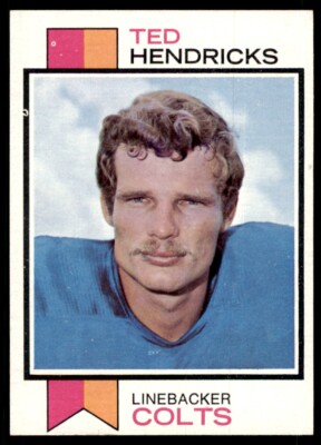 1973 Topps Football Cards Ted Hendricks HOF Baltimore Colts #430 | eBay