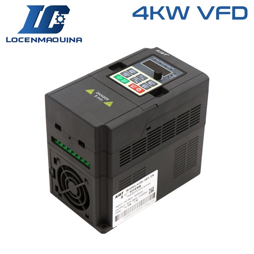 4KW 3PH Variable Frenquency Driver Spindle VFD AC380V 50-60HZ | eBay
