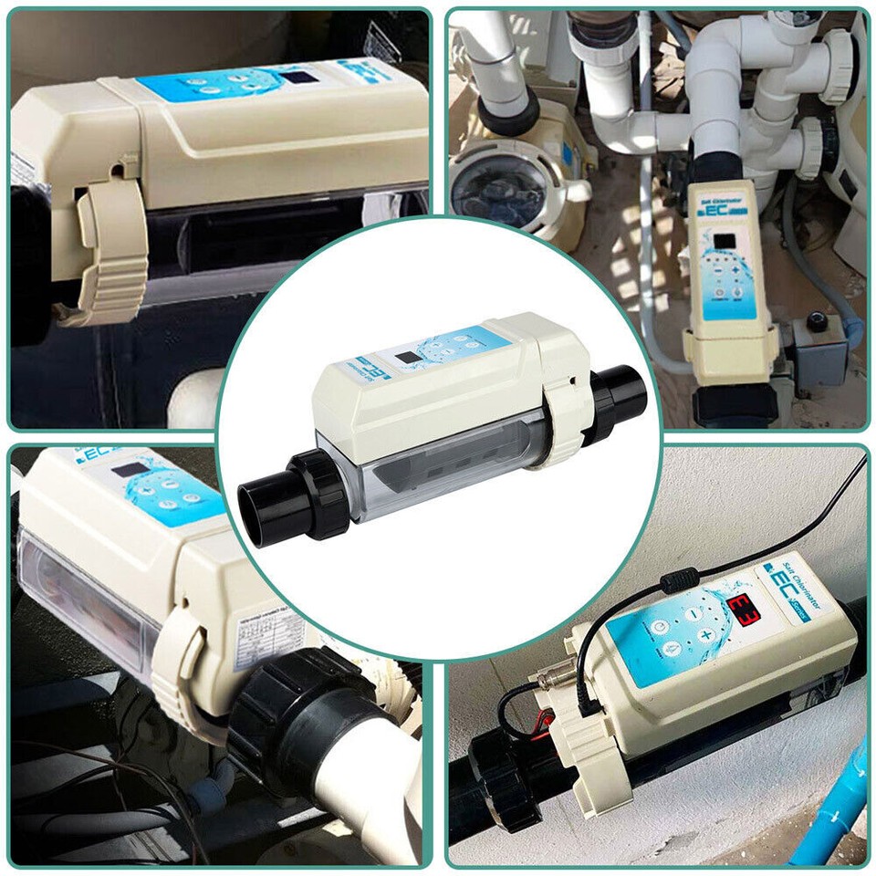 Salt Chlorinator Self Cleaning Salt Water Pool Salt Chlorine Generator ...