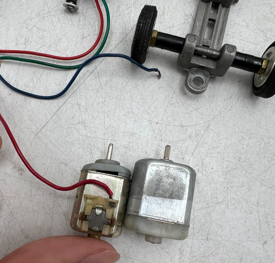 Vintage 1/24 Scale Slot Car Dynamic Sidewinder ? Chassis w/ Mabuchi TKK ...