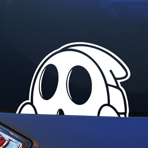 Shy Guy Peeker Decal for Car Sticker for Laptop Mario Video Game Decal ...